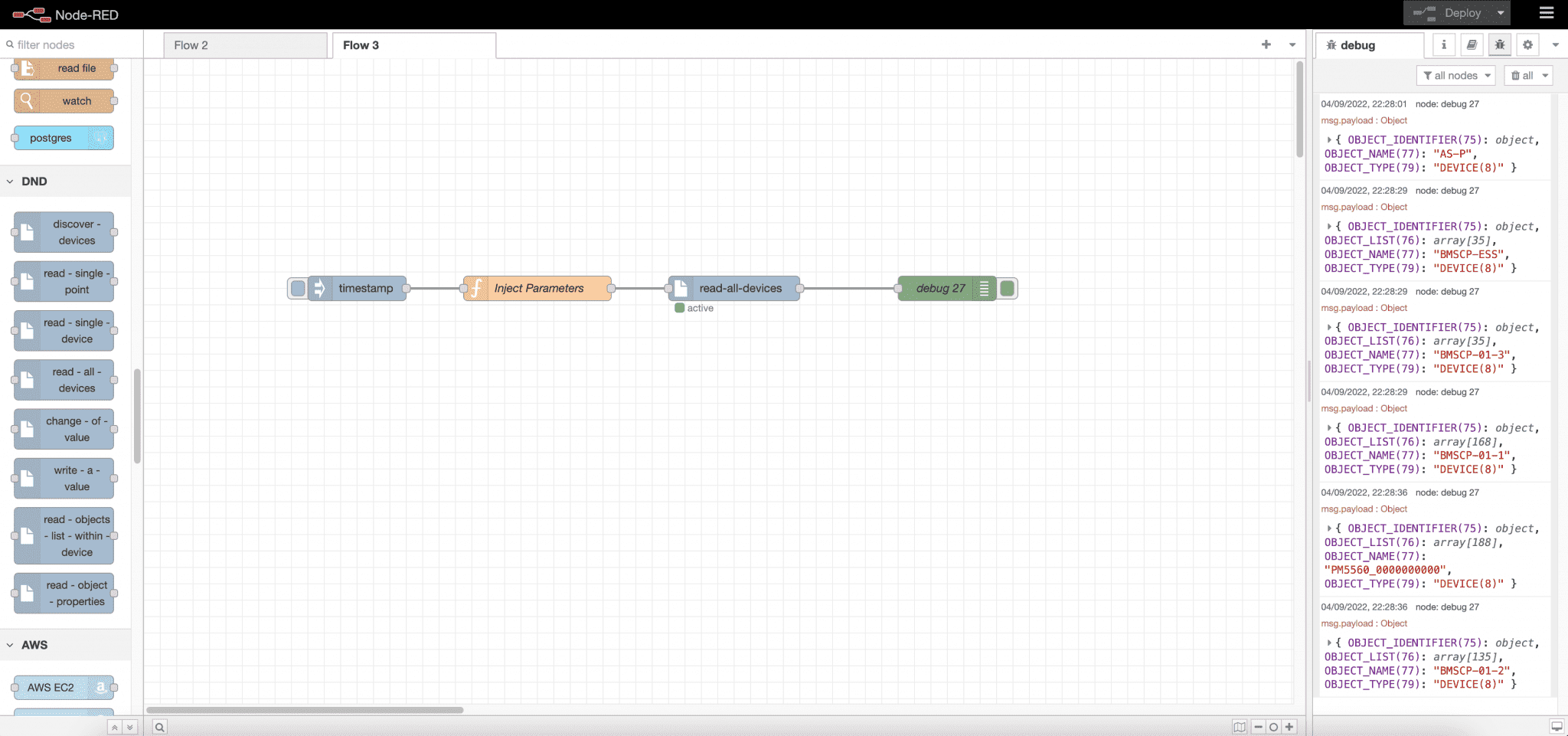 How To Use Node Red Plugin Node Bacnet Contrib Extended To Read Bacnet