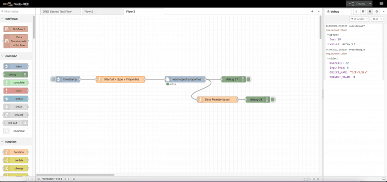 How to use Node-Red plugin node-bacnet-contrib-extended to read Bacnet Devices - HellGeeks