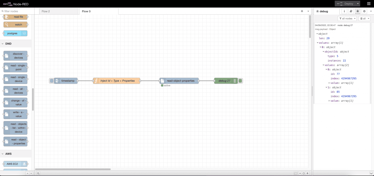 How To Use Node Red Plugin Node Bacnet Contrib Extended To Read Bacnet Devices Hellgeeks
