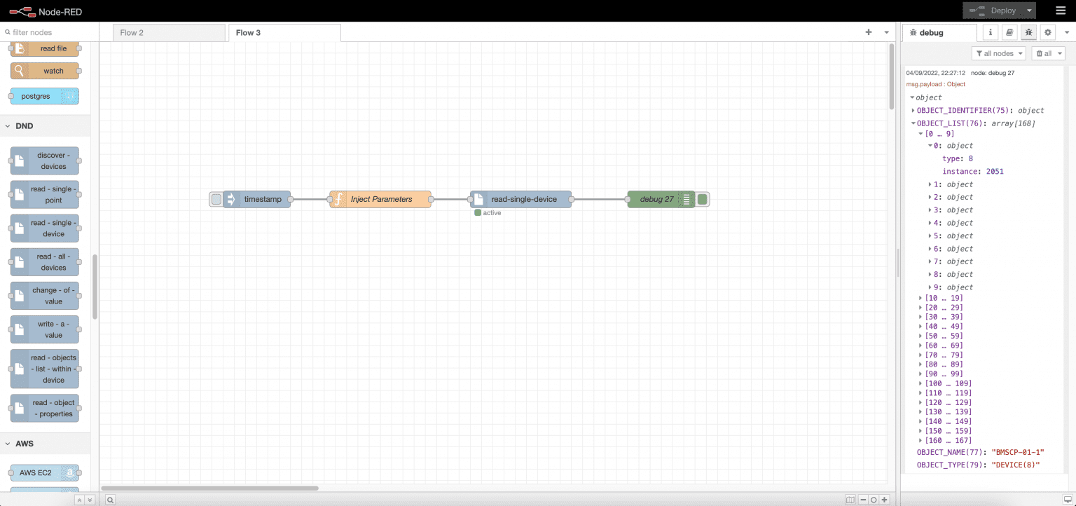 How To Use Node Red Plugin Node Bacnet Contrib Extended To Read Bacnet Devices Hellgeeks